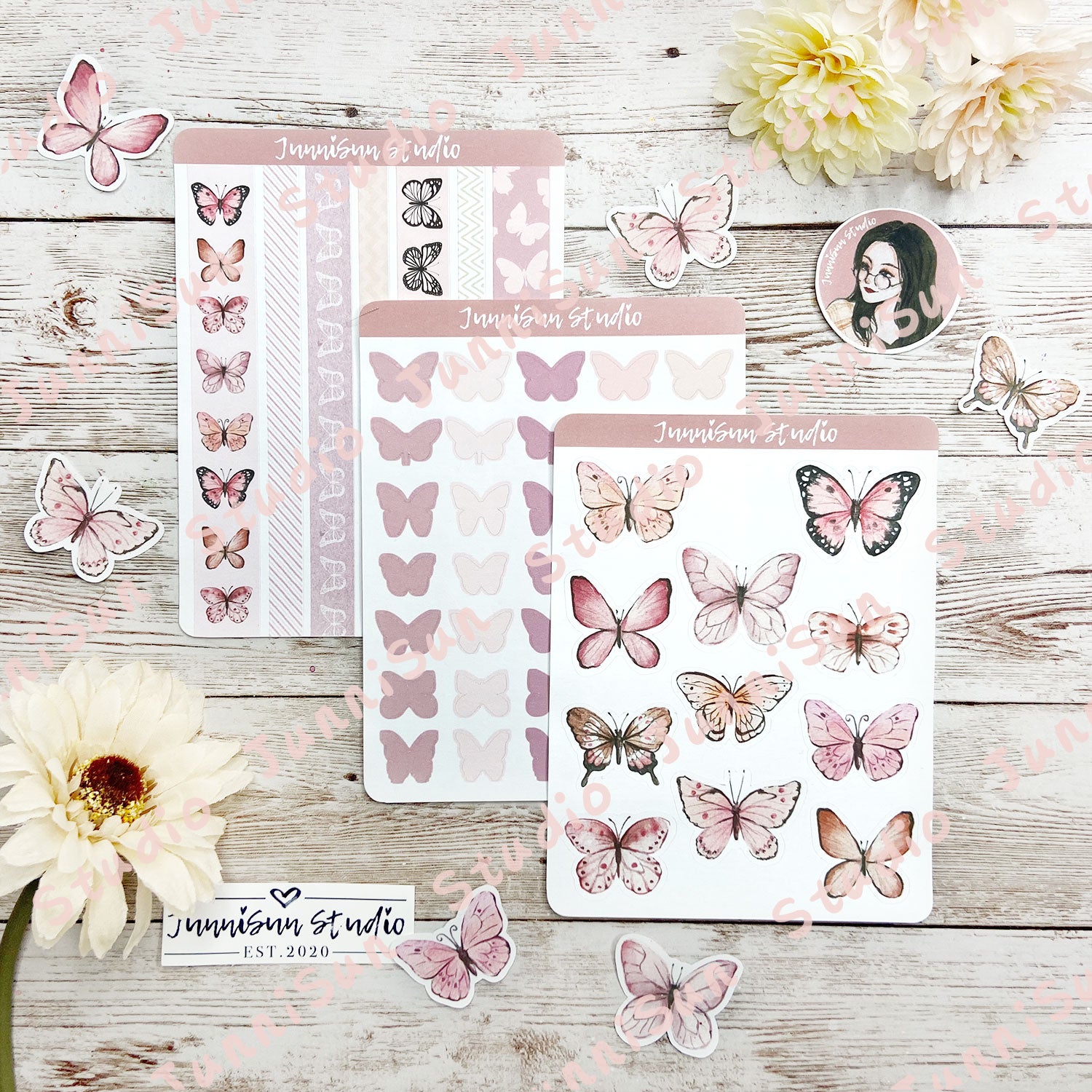 BUTTERFLY STICKER BUNDLE – JunniSun Studio